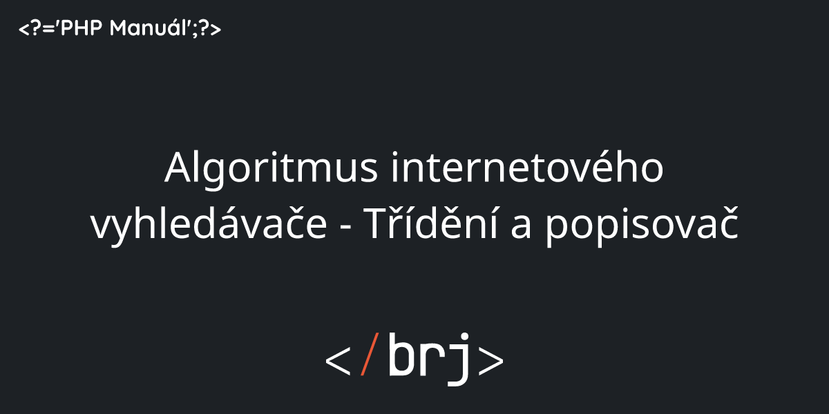 Algoritmo de los motores de búsqueda en Internet - Clasificación y descriptores